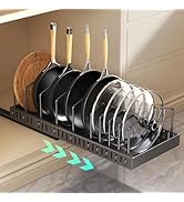 Amazon.com: Lozovin Pull Out Pots and Pans Organizer Under Cabinet ...