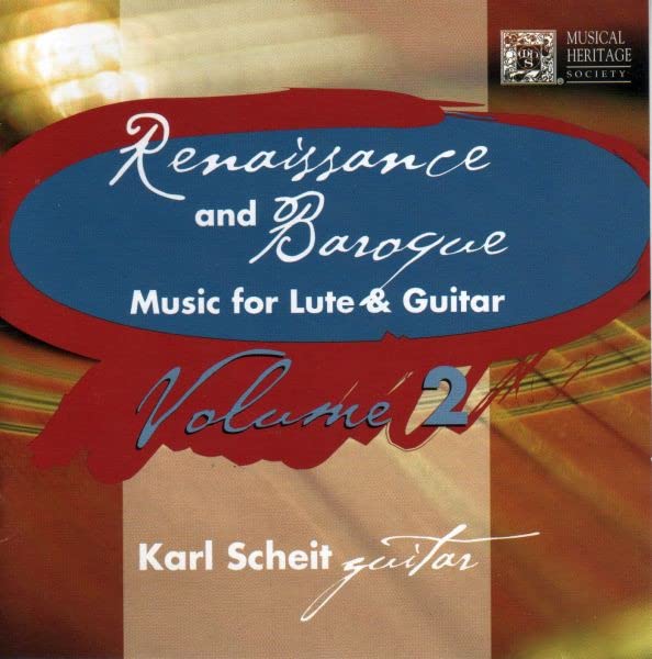 Karl Scheit - Masterpieces of the Classical Guitar, Vol. 2: Renaissance ...