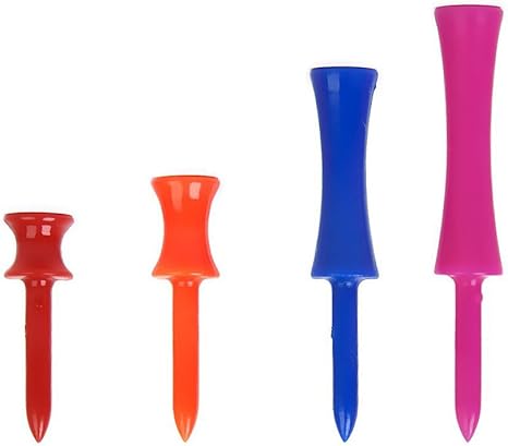 Amazon.com: NUOLUX 4 Sizes Golf Step Down Tees Plastic Step Golf Tees ...