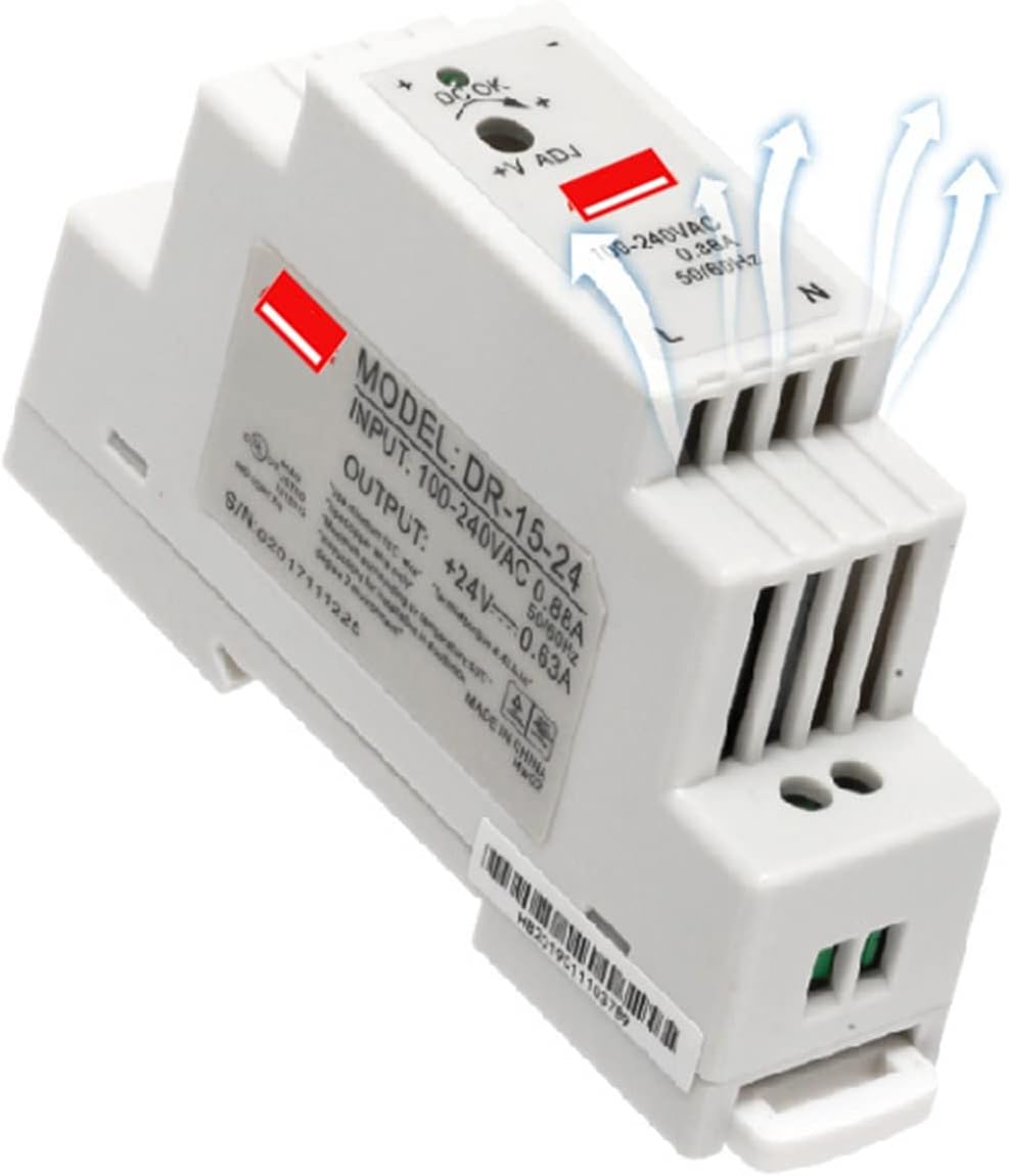 Amazon.com: EKSIL DIN Rail Switching Power Supply DR-15W 30W 45W 60W ...