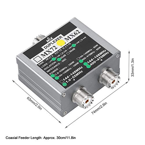 Antenna Combiner, VHF/UHF Diplexer Combiner Easy To Installation UHF ...