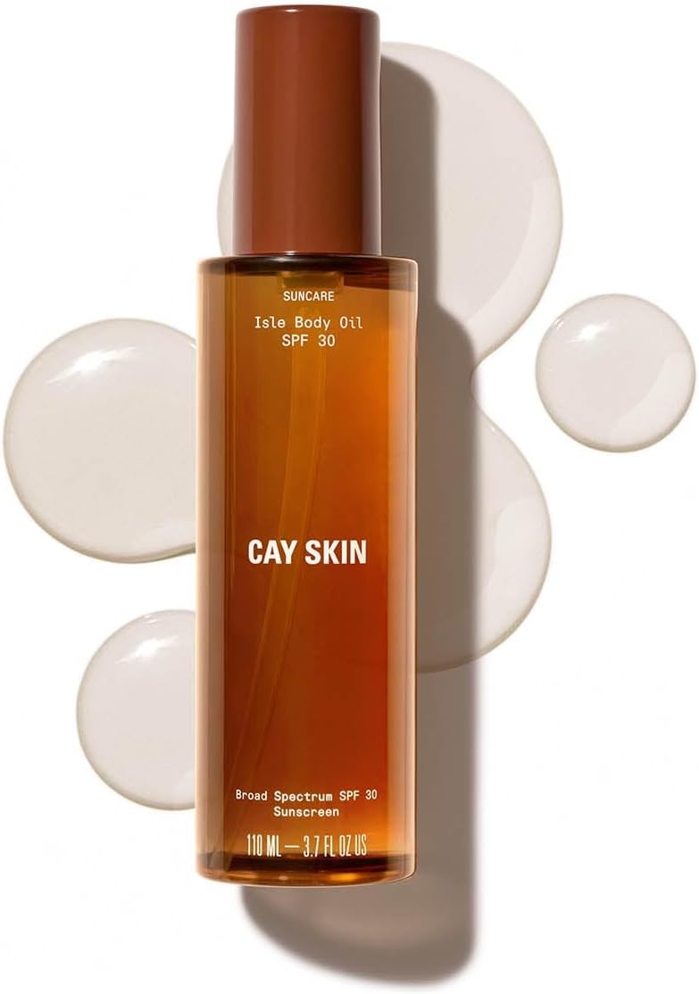 Amazon.com : Isle SPF 30 Body Oil – Sunscreen w/Sea Moss, Squalane ...
