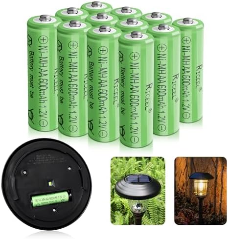 Amazon.com: Fuspower 2/3AAA NiMH Rechargeable Battery 1.2V 400mAh ...