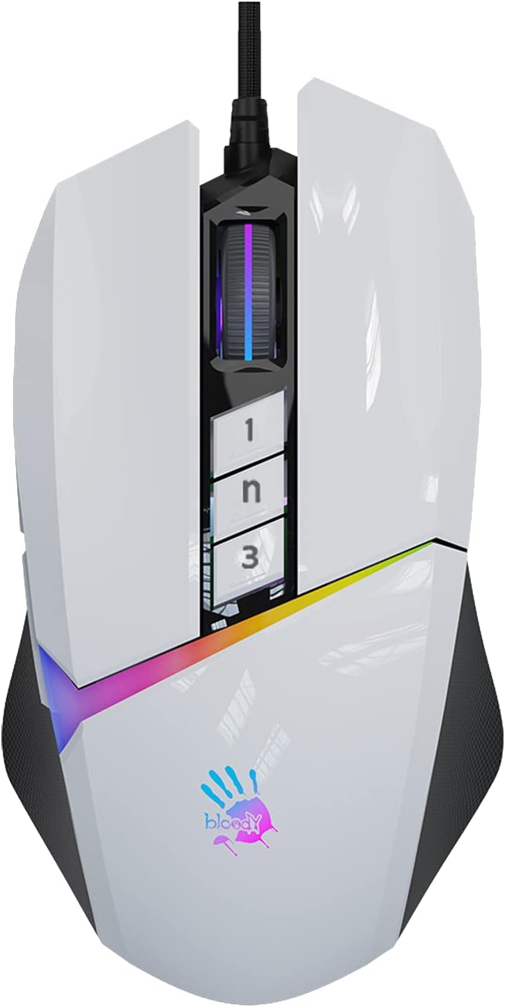 Amazon.com: BLOODY AL90 Optical Gaming Mouse with Light Strike (LK ...