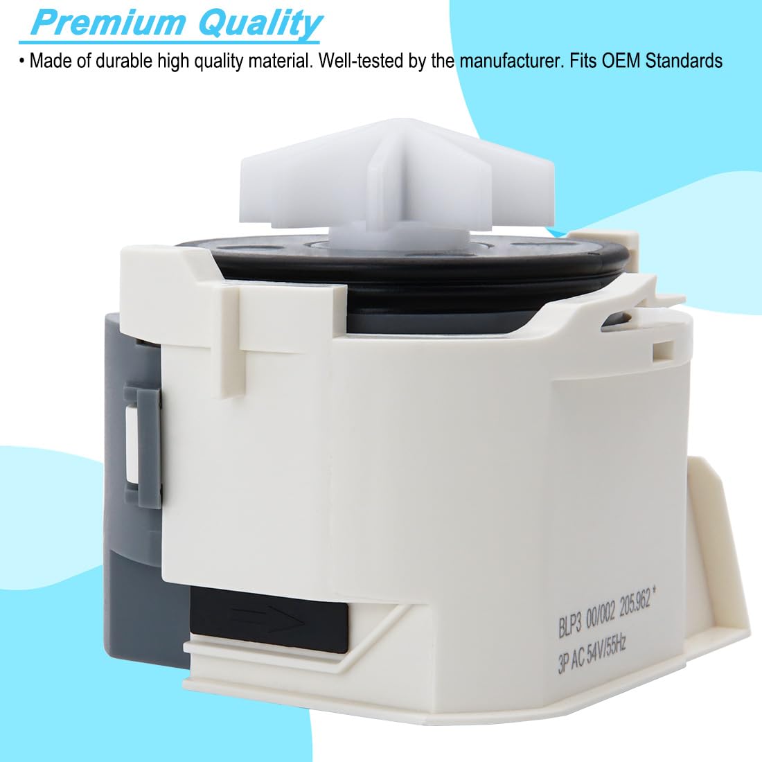 Siwdoy 00611332 Dishwasher Drain Pump Compatible With Bosch Kenmore ...