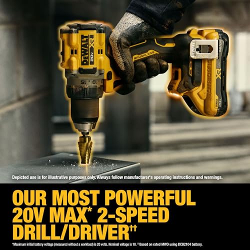 DEWALT 20V MAX XR Brushless Cordless 1 /2 in. Drill Driver Kit With ...