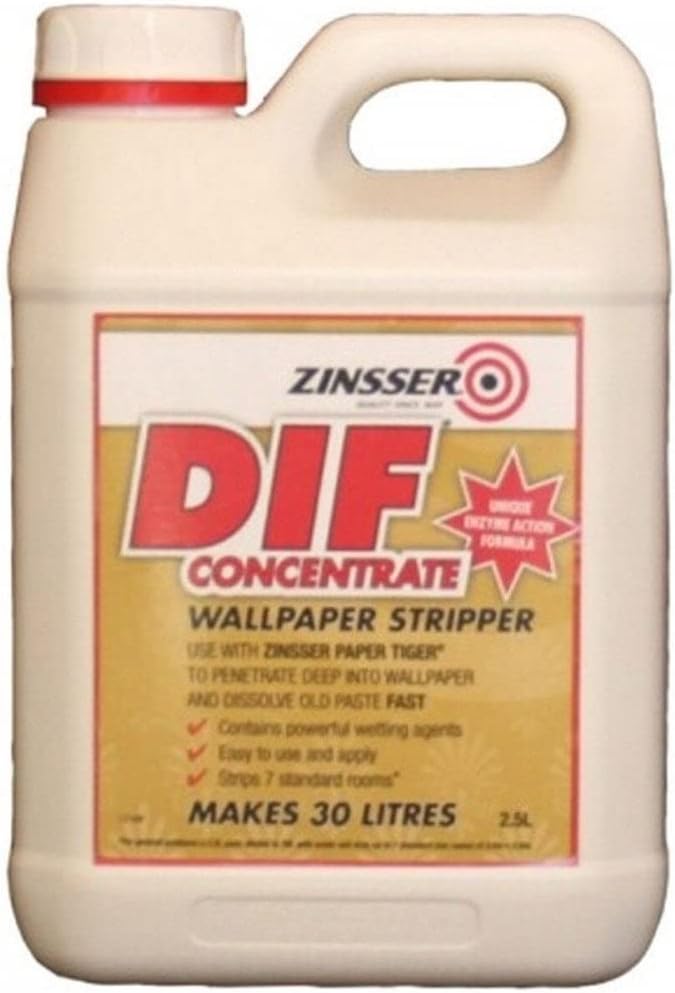 Zinsser Dif Wallpaper Stripper 2.5lt by Zinsser : Amazon.co.uk: DIY & Tools