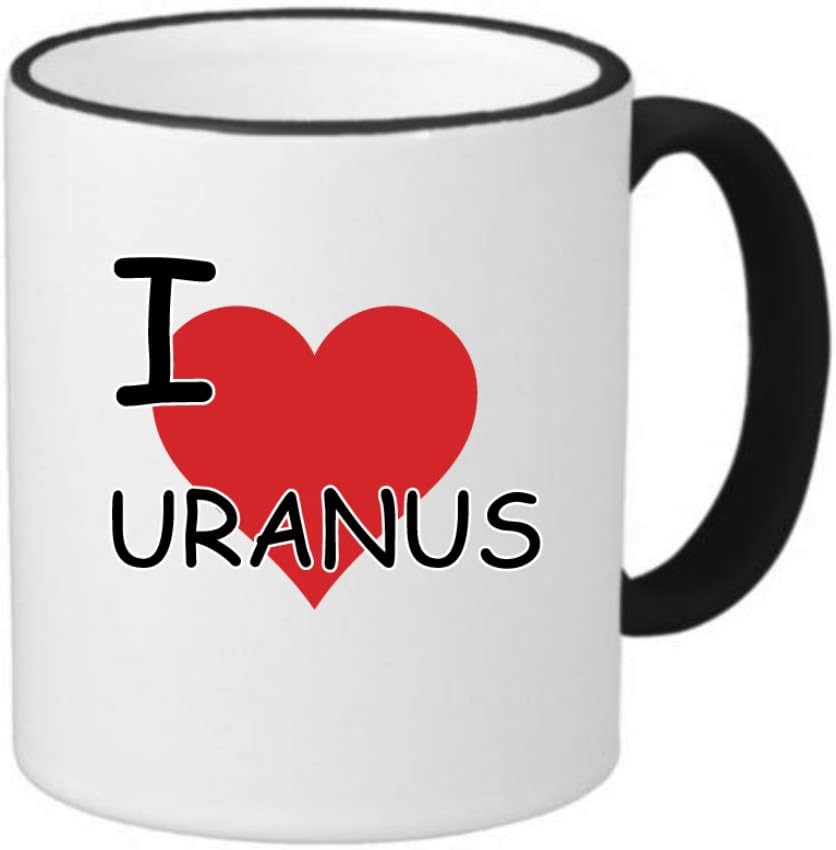 Amazon.com | Moonlight4225 I Heart Uranus Funny Coffee Mugs Tea Cups ...