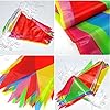 Amazon.com: 300PCS Pennant Banner Flags, Multicolor Pennant Flags ...