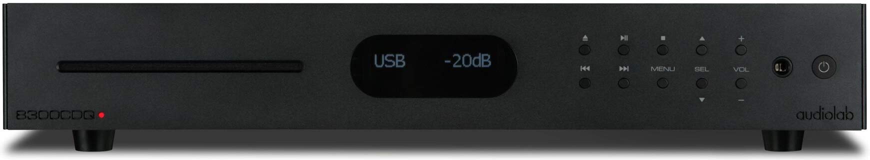 Audiolab 8300CDQ Balanced CD Player/MQA DAC/Preamp/Headphone Amp (Black ...