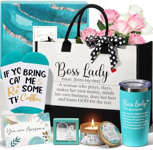 Amazon.com: Pickmesh 8 Pcs Boss Lady Appreciation Gifts for Woman Thank ...