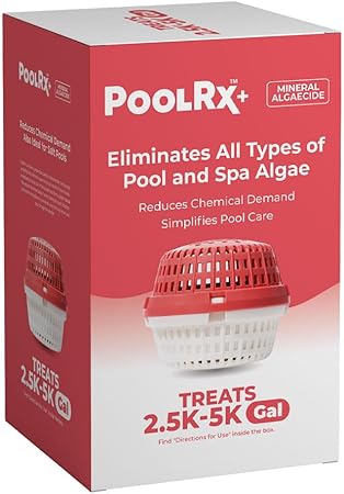 Amazon.com : PoolRx+ Mineral Algaecide Unit, up to 6-Month Algae ...