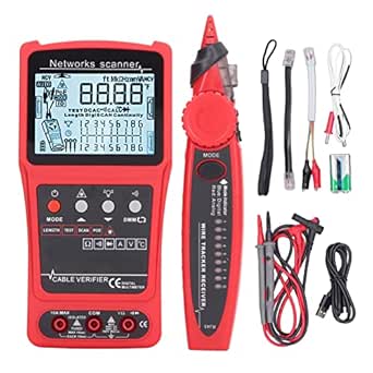 Network Cable Tester LCD Digital Network Cable Tester with Multimeter ...
