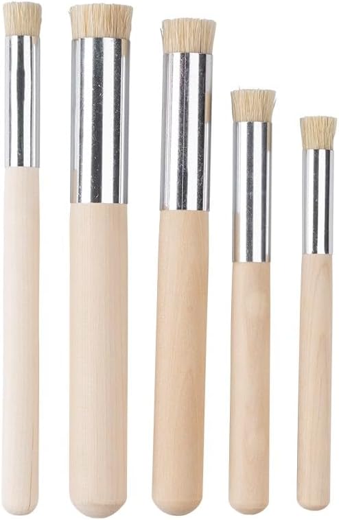 Ideen mit Herz Stupf-Pinsel | 5-er Set | hochwertige Künstlerpinsel ...