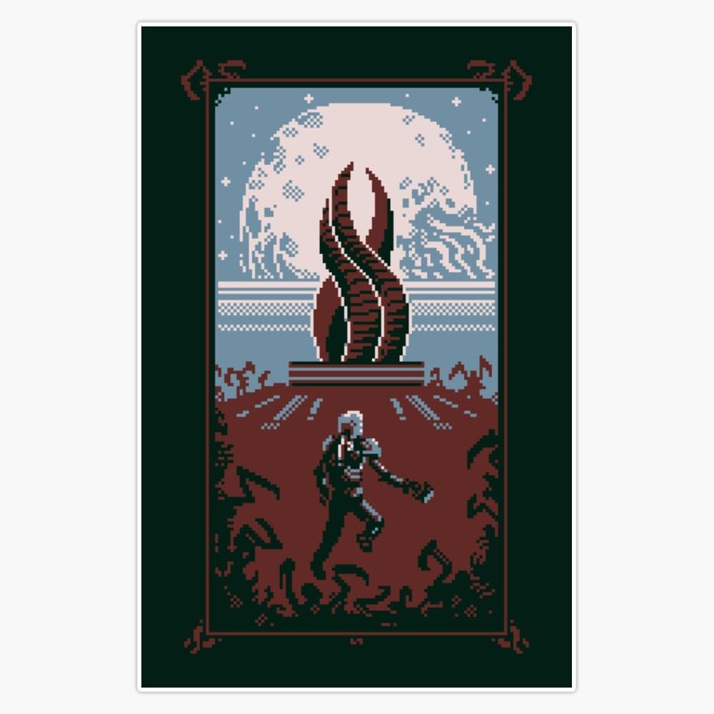 Amazon.com - Dead Space Pixelframe Sticker Bumper Sticker Vinyl Decal 5"