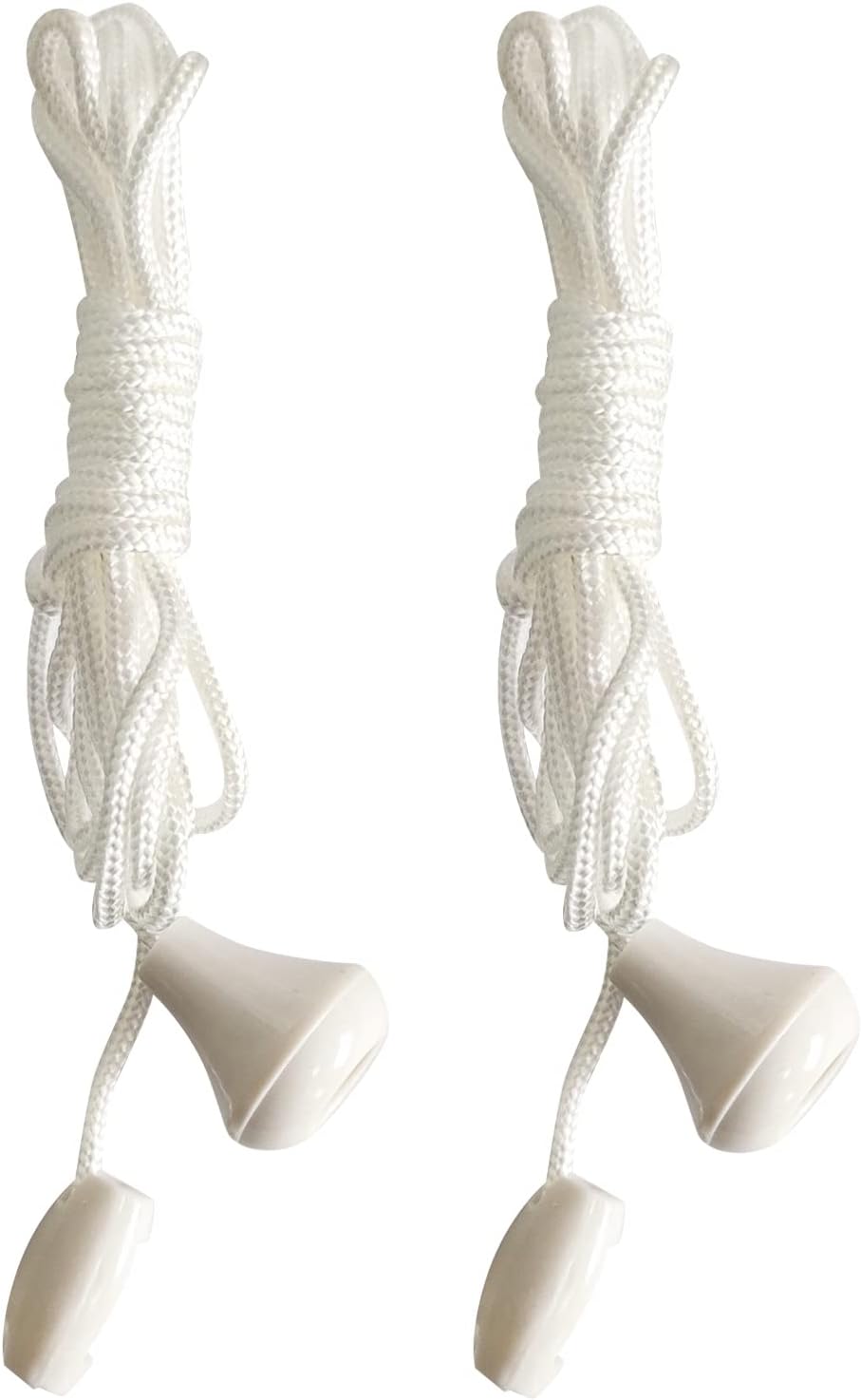 2 pcs Bathroom Light Pull Cord,Universal Light Switch Pull blind Cord ...