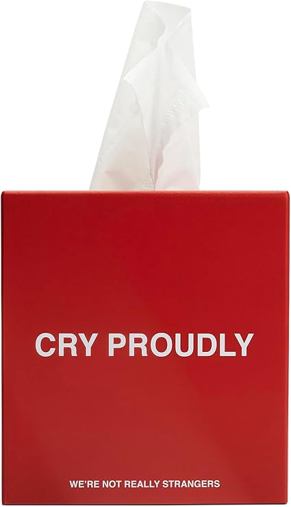 Amazon.com: We're Not Really Strangers 'Cry Proudly' Facial Tissue ...