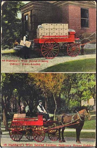 Hubbard's Wire Sewed Folding Delivery Boxes (Puffer - Hubbard Mfg. Co ...