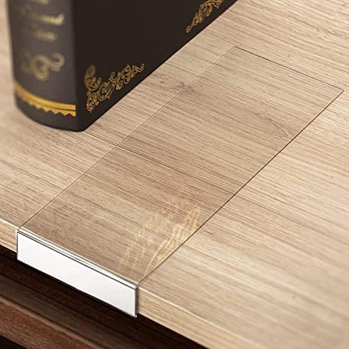 20Pcs Moveable Shelf Label Holders, 20x7.5x2cm Clear Shelves Tags ...