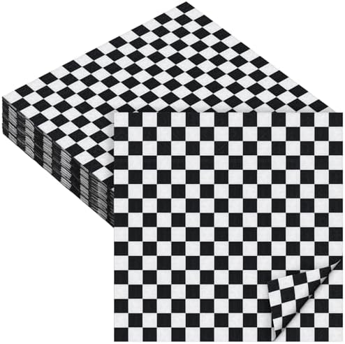 Amazon.com: Aodaer 48 Pieces Race Car Paper Napkins Disposable ...