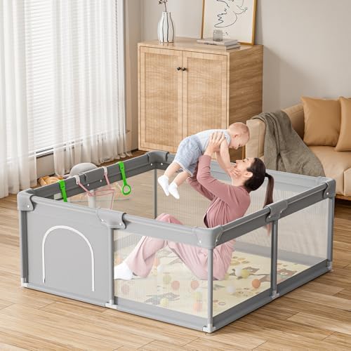 Amazon.com : Kidzone Baby Playpen Kids 8 Panel Safety Play Center Yard ...