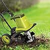 Amazon.com : Sun Joe TJ602E Electric Garden Tiller + Cultivator, 12 ...