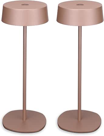 TORCHSTAR LED Rechargeable Table Lamps, Dimmable Cordless Outdoor Table ...