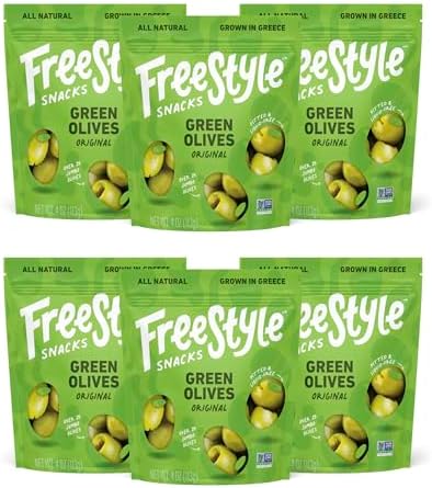 Amazon.com : Freestyle Snacks Olive Snack Packs - Single Serve - Fresh ...