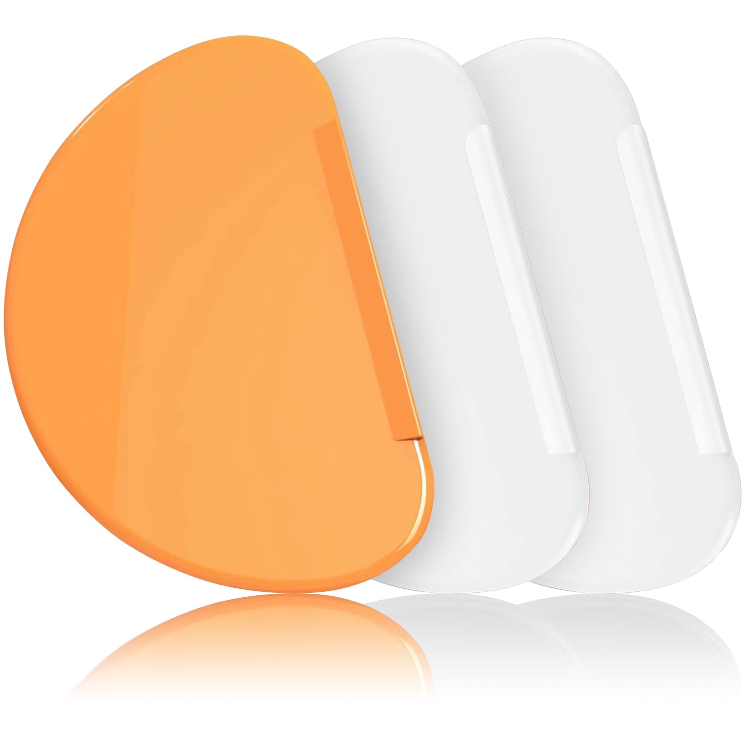 Dough Scraper Bench Scraper Flexible - SURDOCA 2 Hard PP + 1 Soft TPEE ...