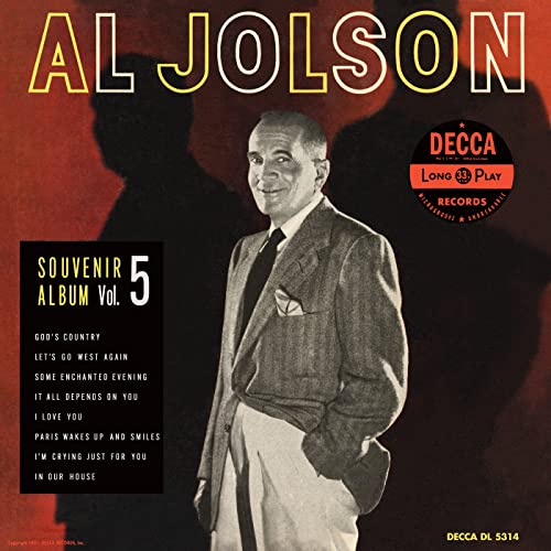 Amazon.com: Souvenir Album (Vol. 5) : Al Jolson: Digital Music