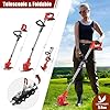 Amazon.com : Cordless Weed Wacker, Electric Weed Eater Battery String ...