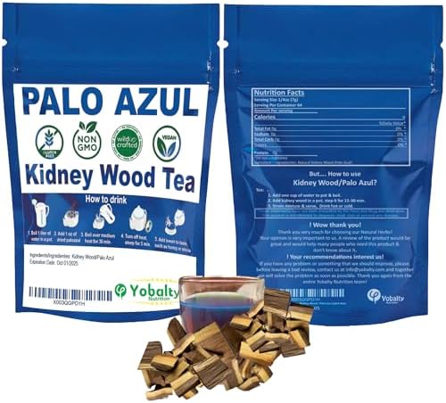 Amazon.com : Palo Azul Premium, Kidney Wood tea 7 oz (198.5gr) Makes 80 ...