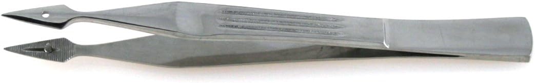 Amazon.com: Walter Carmalt Splinter Forceps 4.25" Straight Serrated ...