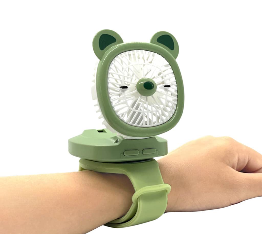 Shelbybox Personal Fan with Wrist Strap - Battery Operated, USB ...