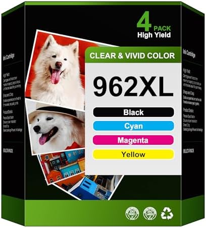 Amazon.com: 962XL Ink Cartridges Combo Pack - High Yield Replacement ...