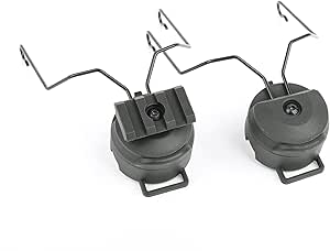 Amazon.com: rdzzwxw Headset Helmet Rail Adapter Holder, Tactical ...