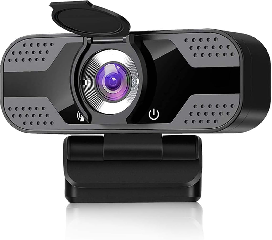 Amazon.com: Jinpei 2K QHD Webcam with Privacy Cover, Microphone, Web ...