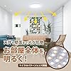 Amazon | HotaluX(ホタルクス) LEDシーリングライト HLDC12333SG 適用畳数~12畳 (日本照明工業会基準) 4800lm 調光調色タイプ 常夜灯 ホタルック機能 ...