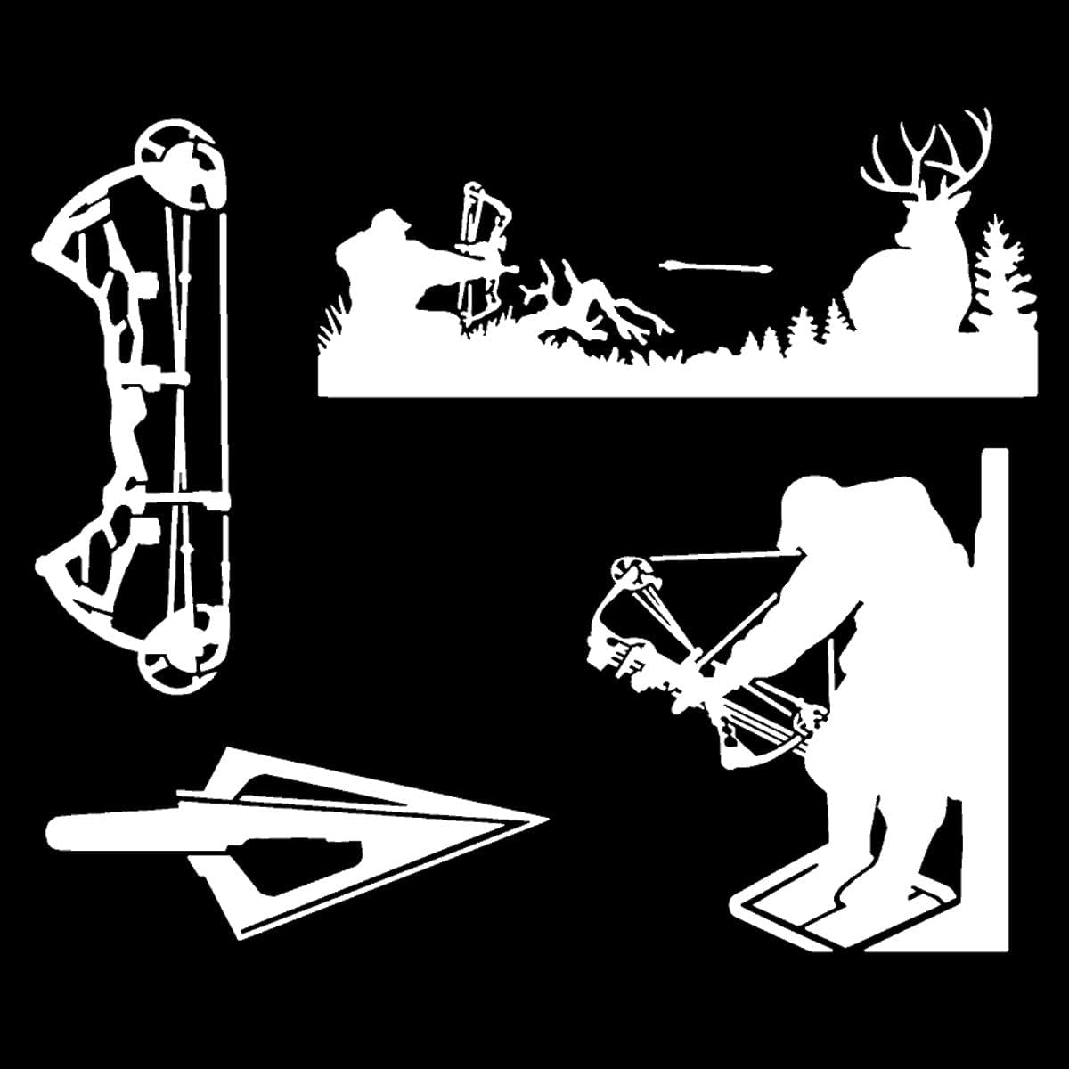 Amazon.com: Mathews Archery with Bow Hunter Male - White Hunting window ...