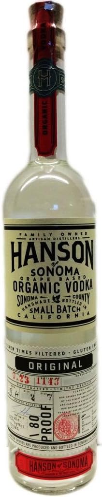 Amazon.com: Hanson Organic Vodka Original, 750ml : Grocery & Gourmet Food