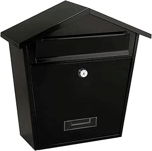 Amazon.com: Creative Post Box Stainless Steel Mailbox Flip Lid with ...