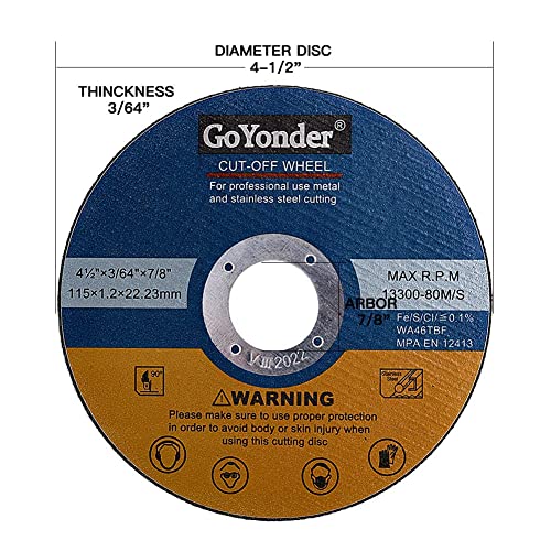 Snapklik.com : 10 Pack 4.5 Cutting Wheel For Metal, Stainless, Steel 4 ...