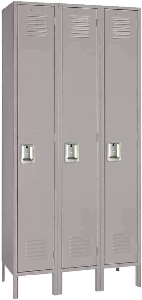 Amazon.com : Lyon Single Tier 3 Wide 36" W x 12" D x 78" H Assembled ...