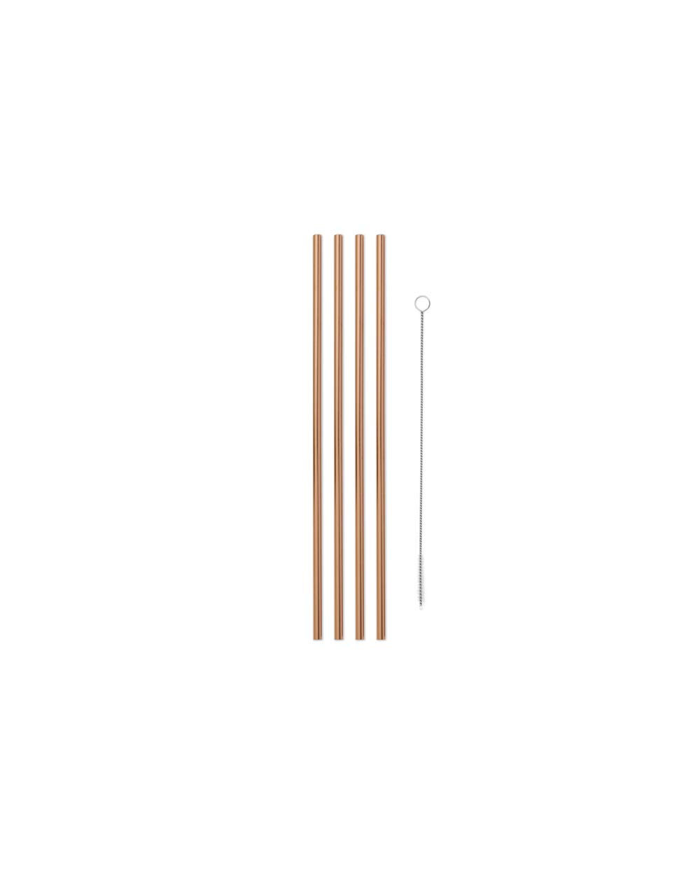 Amazon.com: W&P Porter Stainless Steel Metal Straws w/ Cleaner Brush ...