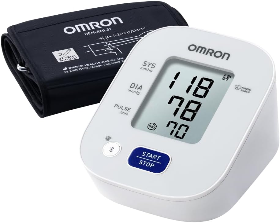 OMRON HEM7144T1 Upper Arm Blood Pressure Monitor – Bluetooth ...