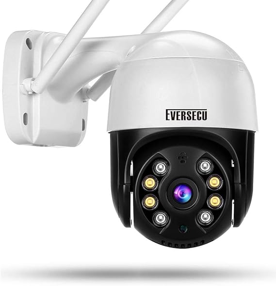 Amazon.com : EVERSECU Outdoor PTZ Security Camera, 1080P Home 2.4Ghz ...