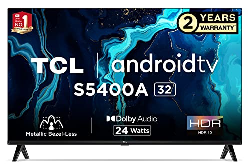TCL 81 cm (32 inches) Bezel-Less S Series HD Ready Smart Android LED TV ...