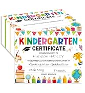 Amazon.com : 30 Piece Kindergarten Certificate - Preschool Color ...
