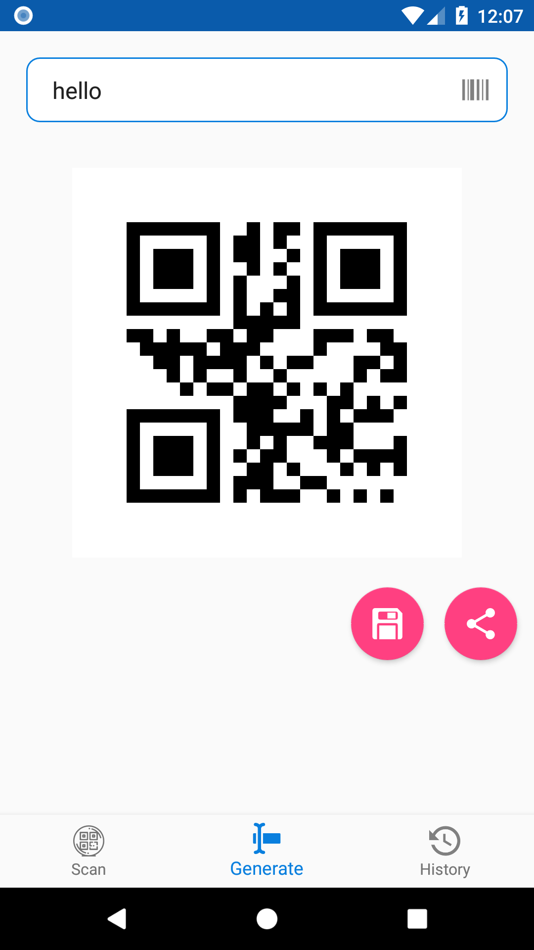 Qr barcode reader and Barcode Generator - App on Amazon Appstore