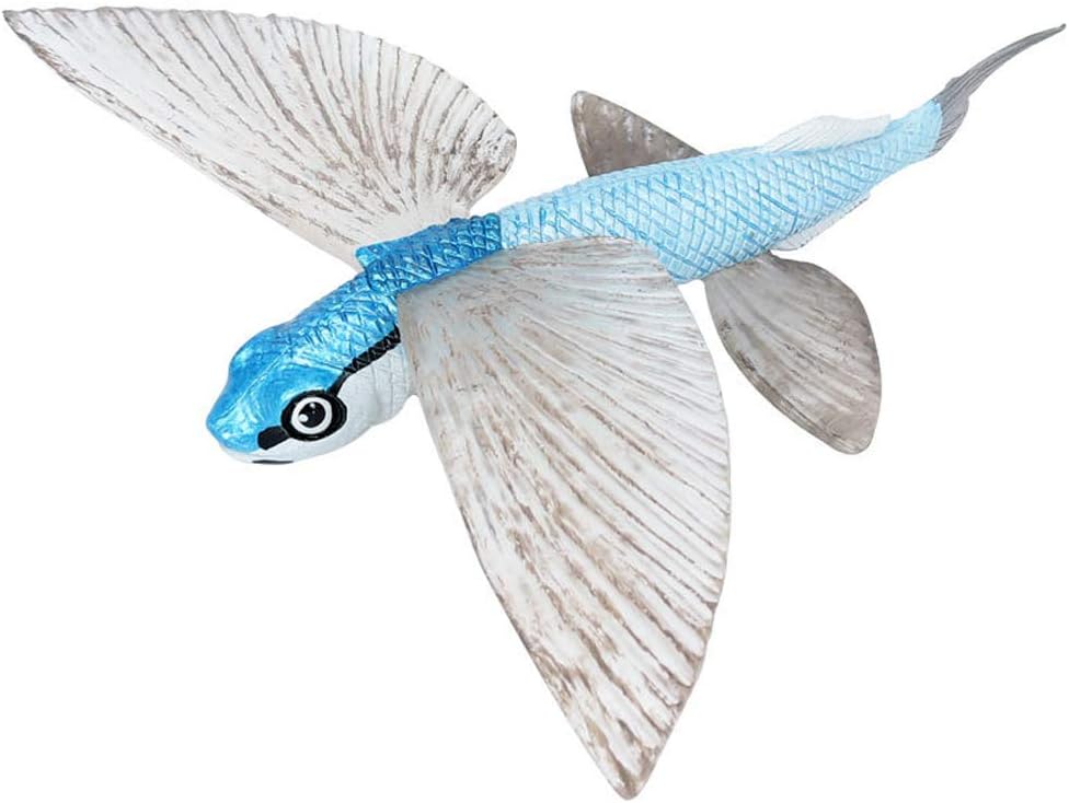 Amazon.com: HOMNIVE Flying Fish Figures - Realistic Animal Figures ...